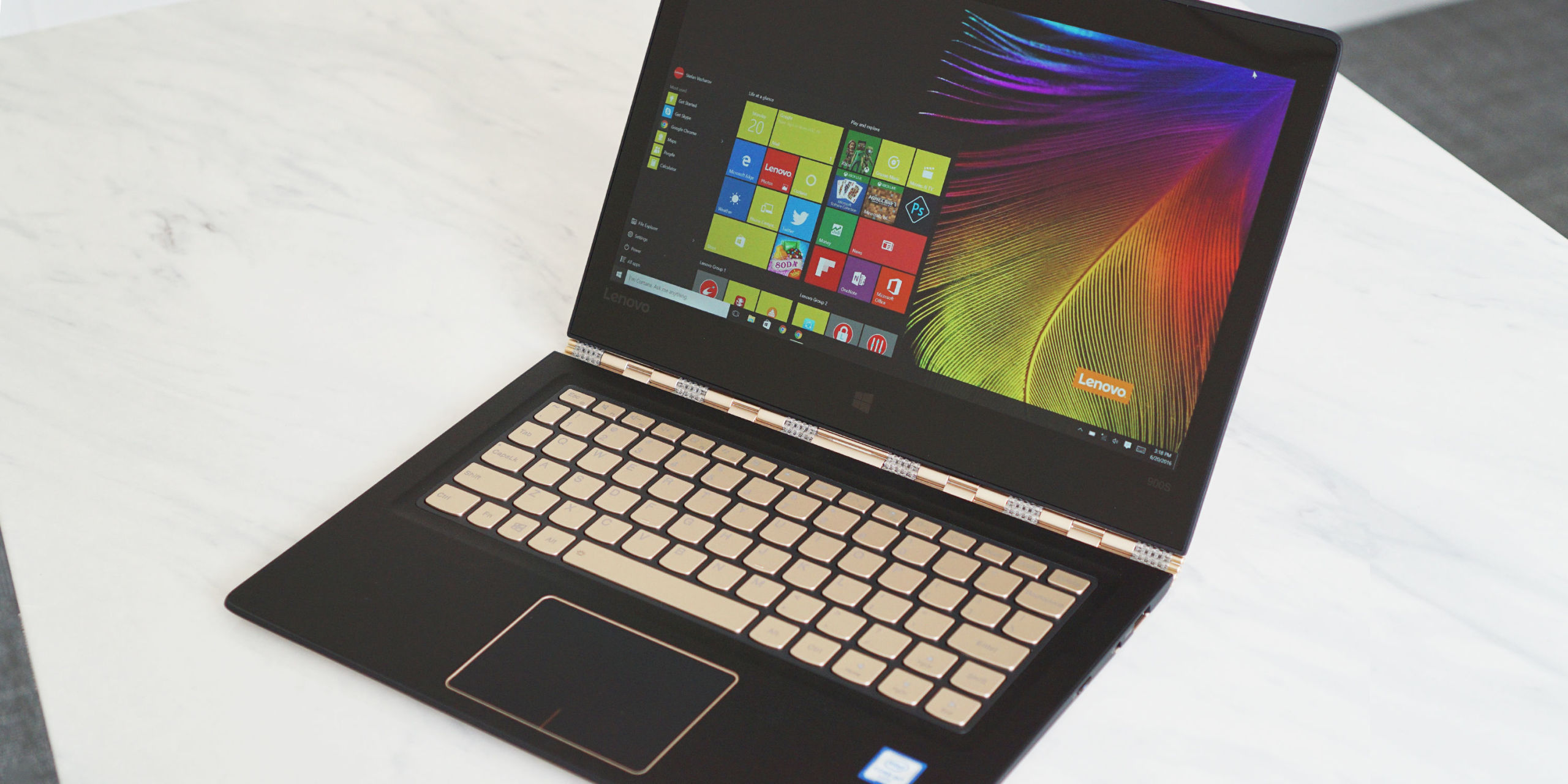 Golden Yoga Laptop 3
